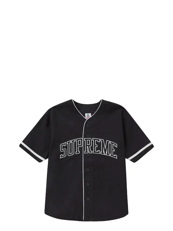 Supreme Timberland Baseball Jersey - Black