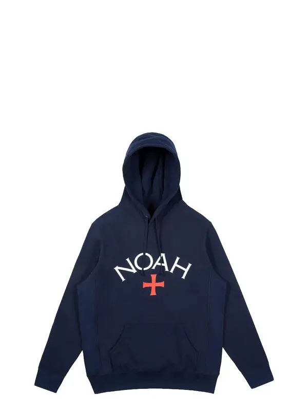 NOAH Core Logo Hoodie - Navy Blue