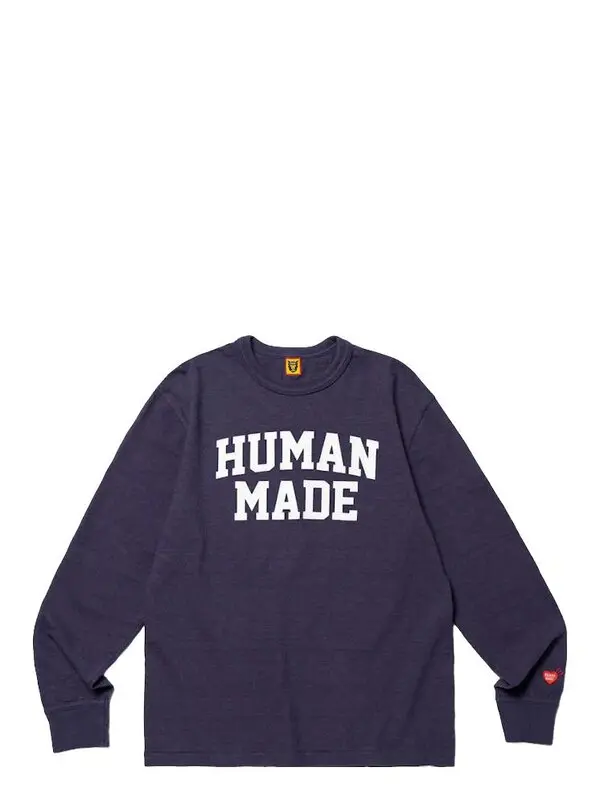 HUMAN MADE Graphic #7 Long Sleeve T-shirt - Navy Blue