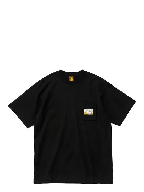 HUMAN MADE Polar Bear Pocket T-shirt - Black