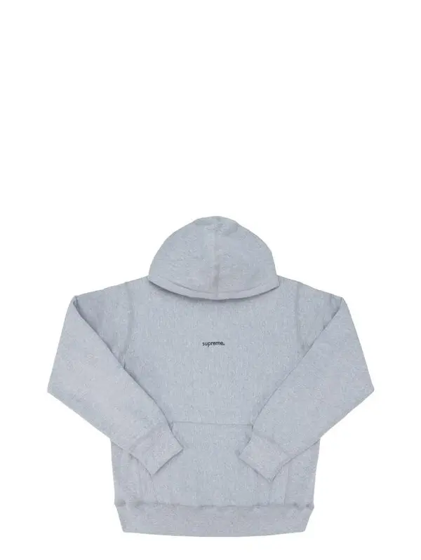 Supreme Trademark Hooded Sweatshirt - Heather Grey