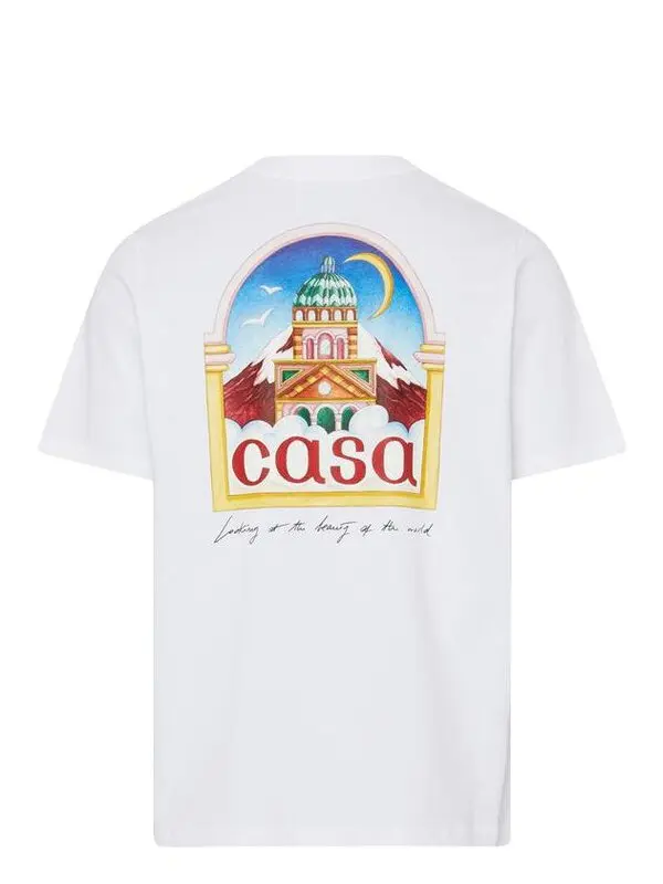 Casablanca Vue De L'arche T-shirt - White