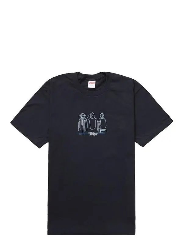 Supreme Three Kings Tee Shirt - Navy Blue