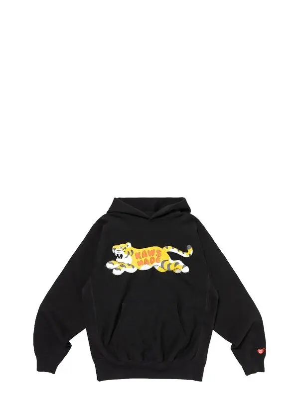 HUMAN MADE X Kaws Printed Hoodie - Black
