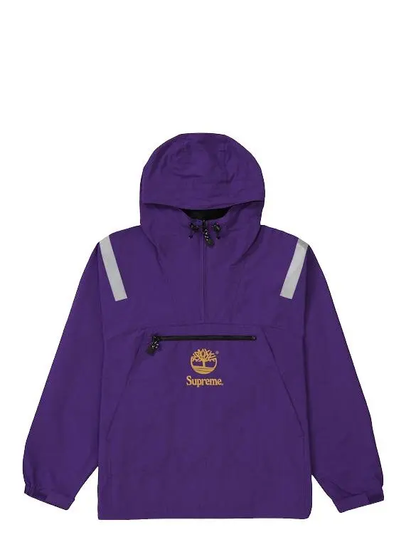 Supreme Timberland Reflective Taping Anorak - Purple