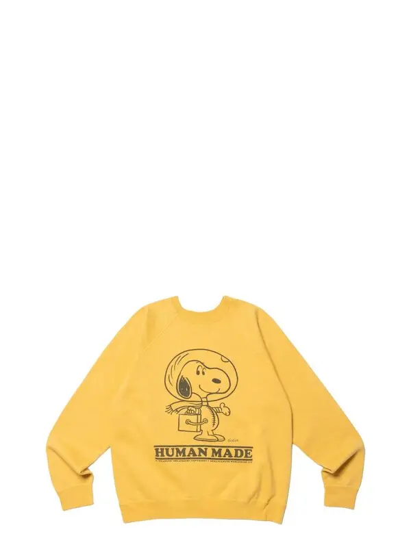 HUMAN MADE X Peanuts #1 Snoopy Sweatshirt - Yellow