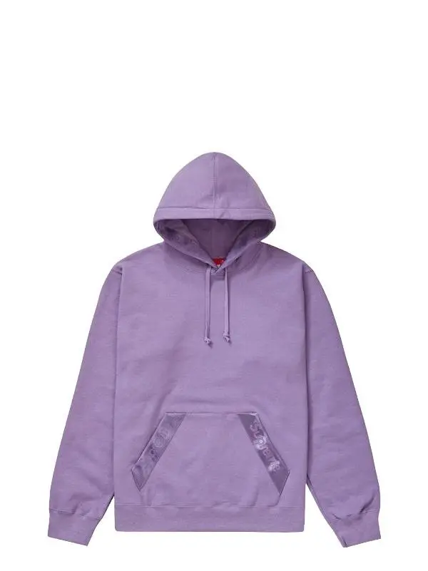 Supreme Tonal Webbing Hooded Sweatshirt - Violet