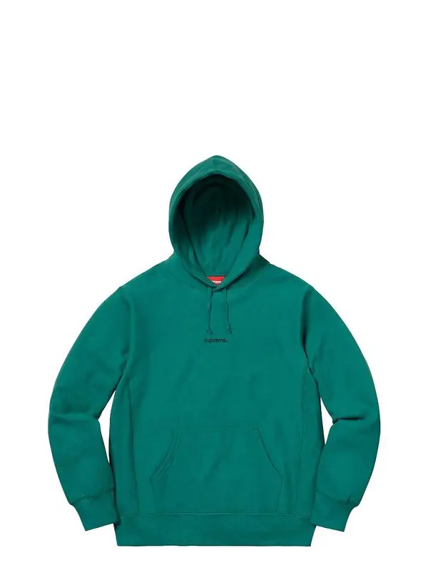 Supreme Trademark Hooded Sweatshirt - Dark Teal