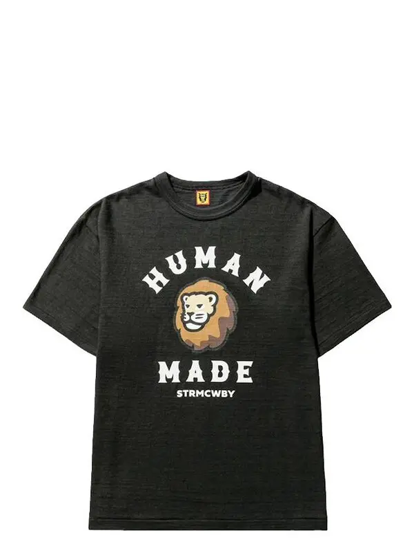HUMAN MADE X Hbx Lion Graphic T-shirt - Black