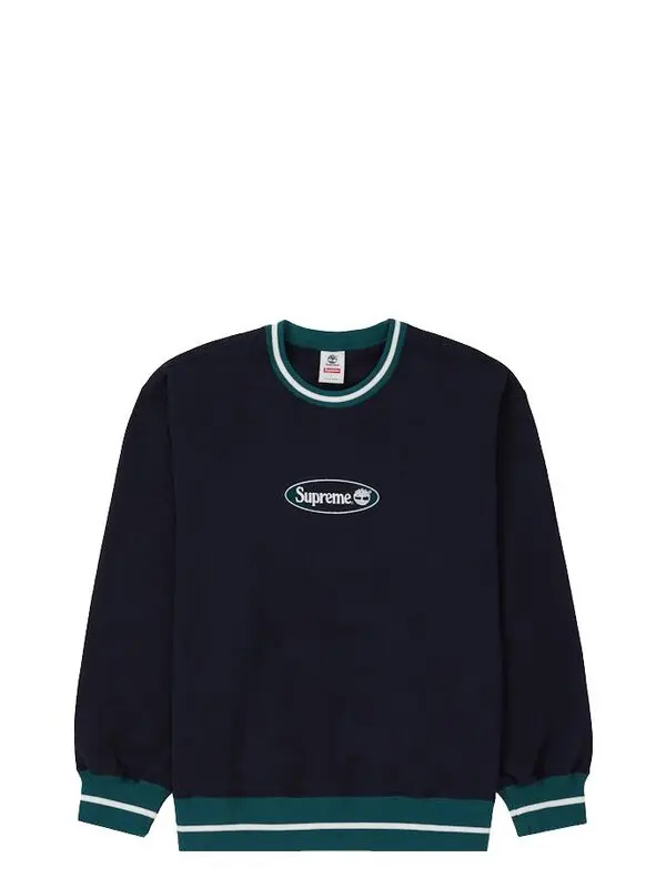 Supreme Timberland Crewneck Sweatshirt - Navy Blue