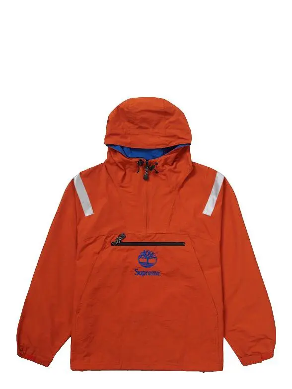 Supreme Timberland Reflective Taping Anorak - Rust