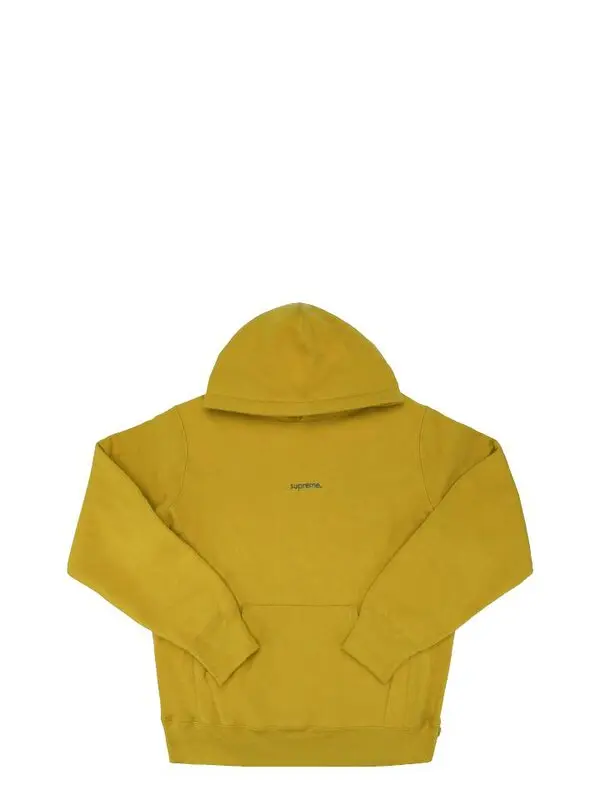 Supreme Trademark Hooded Sweatshirt - Mustard