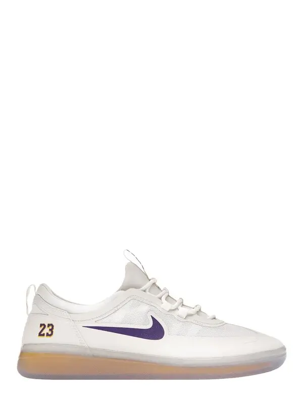 Nike Nyjah Free 2 Lakers Sneakers - Summit White/court Purple/university Gold