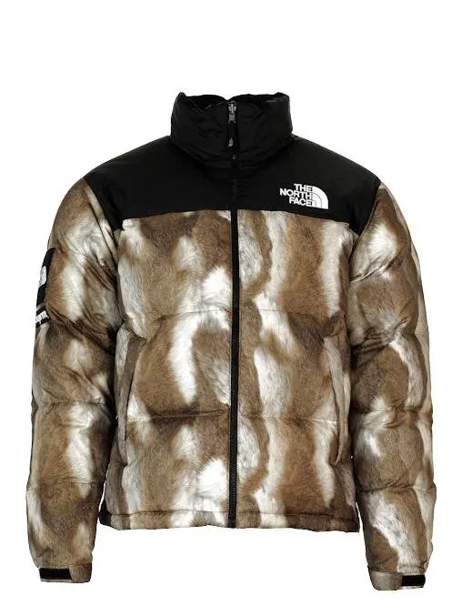 Supreme The North Face Nuptse Jacket - Brown