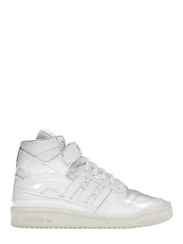 Adidas Forum Mid Triple Patent Leather Sneakers - Footwear White/off