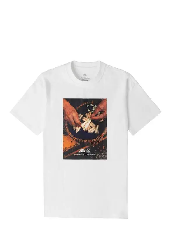Nike Sb X Fly Streetwear Skate T-shirt - White
