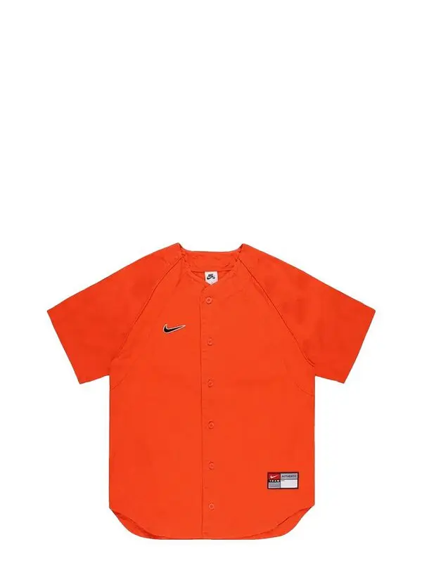 Nike X Mlb Skate Baseball Jersey - Team Orange