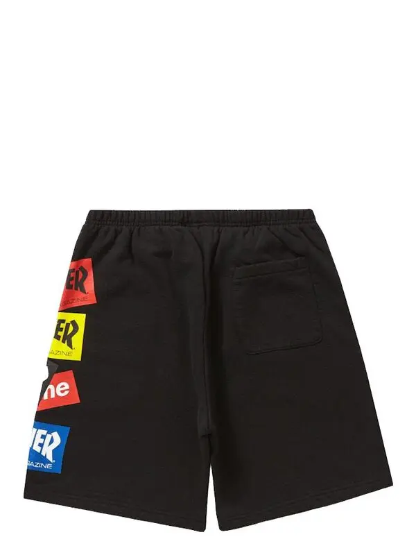 Supreme Thrasher Logo Sweatshort - Black