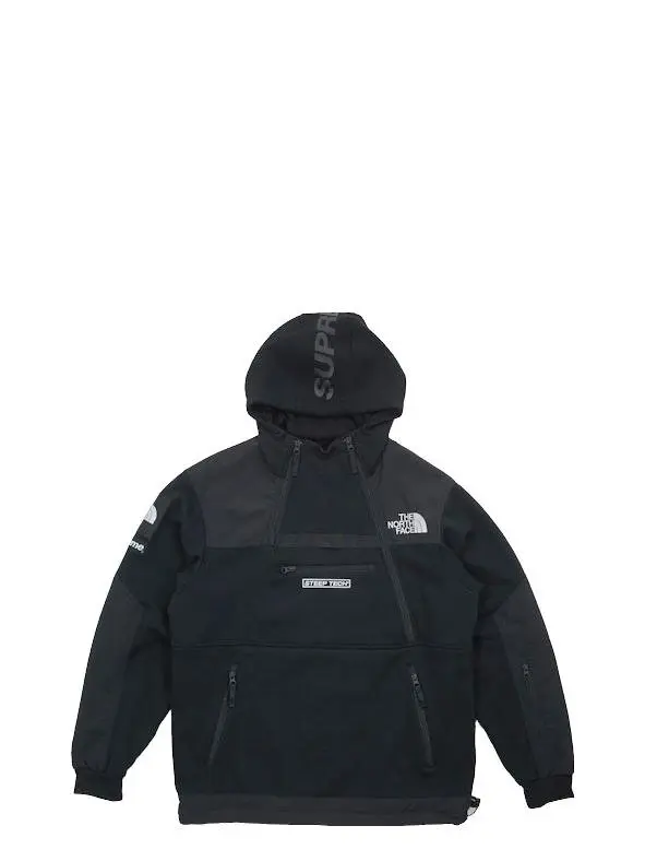 Supreme The North Face Steep Tech Hooded Sweatshirt - Black