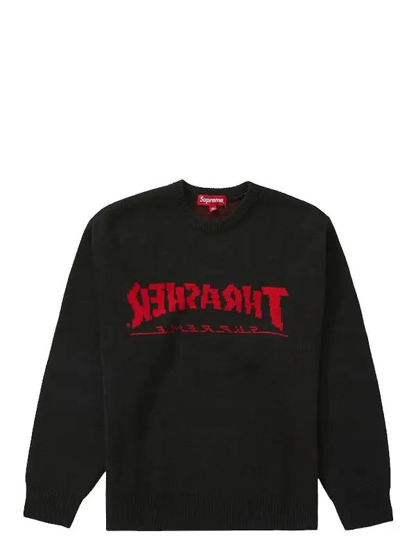 Supreme Thrasher Sweater - Black