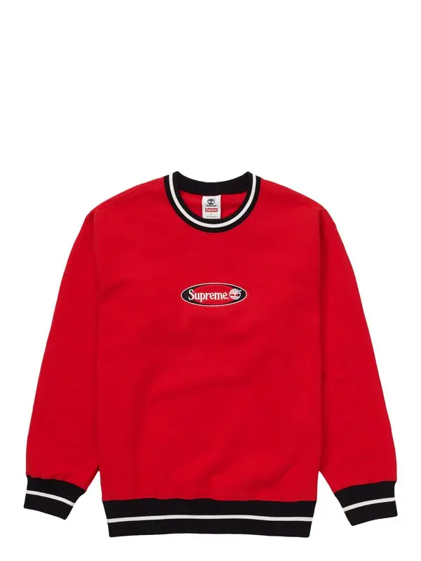 Supreme Timberland Crewneck Sweatshirt - Red