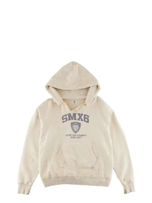 SAINT MXXXXXX X Shermer Academy Nypd Hoodie - Vintage Grey