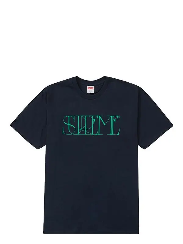 Supreme Trademark Tee Shirt - Navy Blue