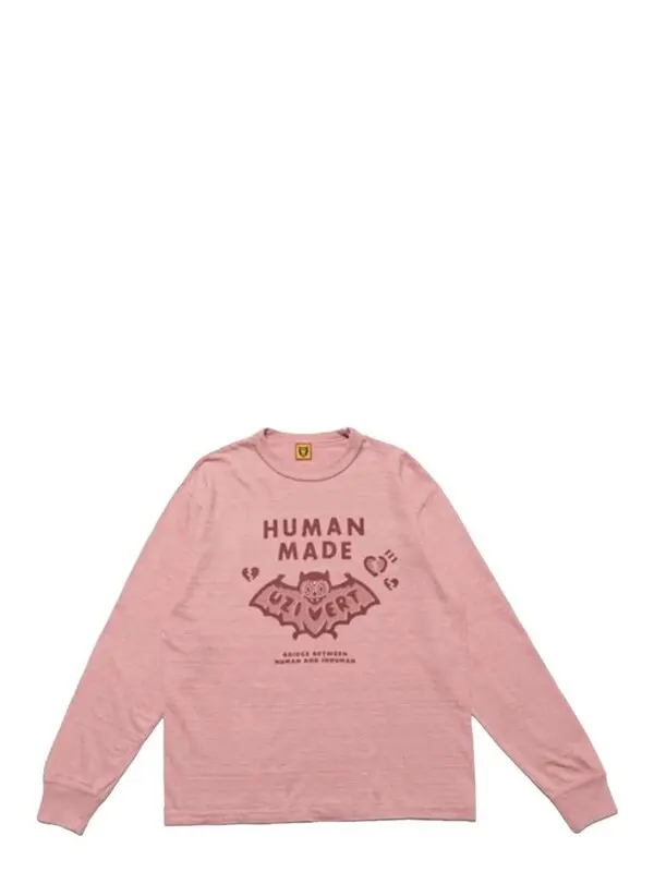 HUMAN MADE X Lil Uzi Vert Long Sleeve T-shirt - Pink