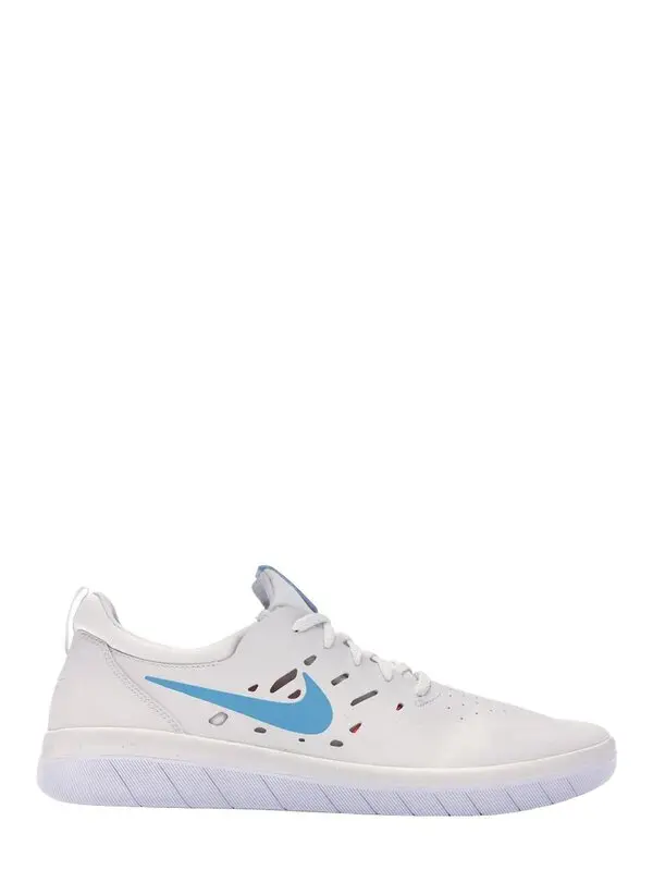 Nike Nyjah Free Sneakers - Summit White/light Blue Fury