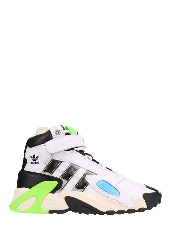 Adidas Streetball Forum Mid Sneakers - Footwear White/silver Metallic/core Black