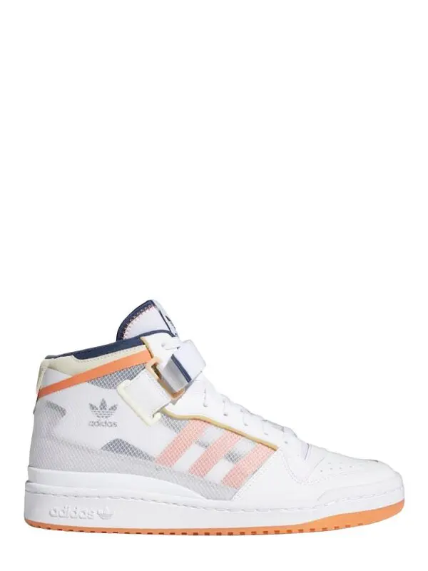 Adidas Forum Mid Tt Sneakers - Cloud White/hazy Copper/acid Orange