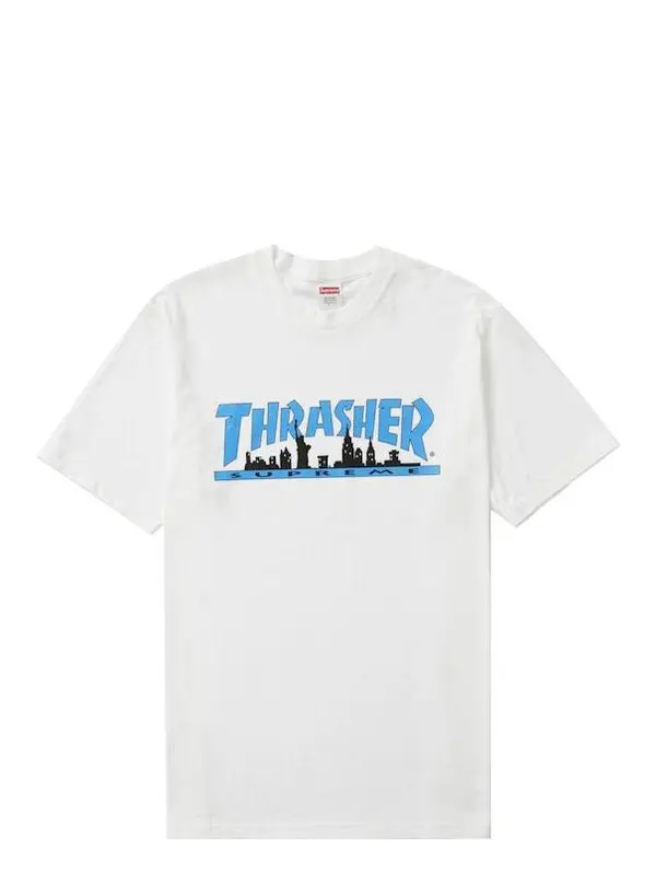Supreme Thrasher Skyline Tee Shirt - White