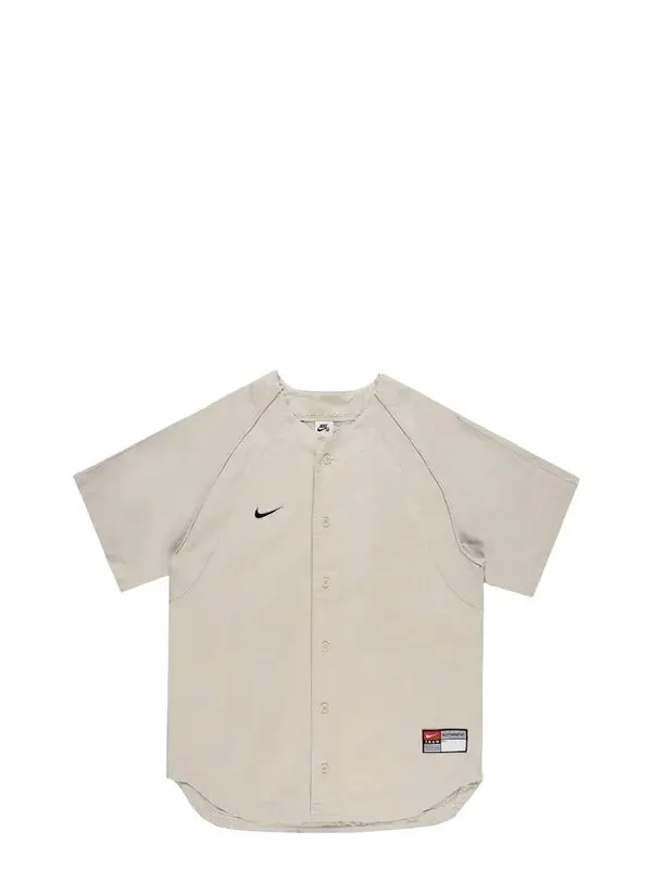 Nike X Mlb Skate Baseball Jersey - Rattan/white