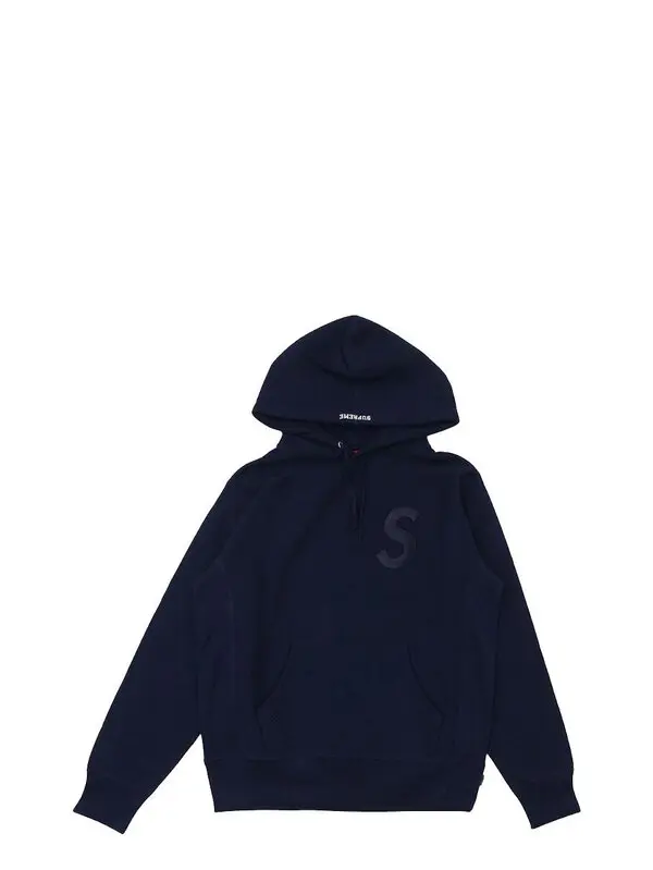 Supreme Tonal S Logo Hoodie - Navy Blue