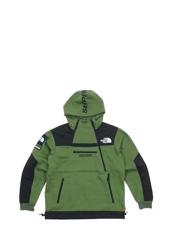 Supreme The North Face Steep Tech Hooded Sweatshirt - Olive