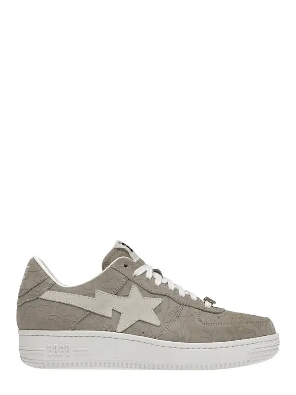 BAPE A Bathing Ape Sta Solebox /lightin Sneakers - Grey/light Grey/white