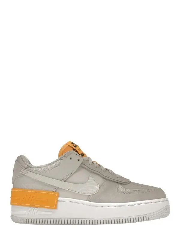 Nike Air Force 1 Low Shadow Sneakers - Vast Grey/laser Orange/white