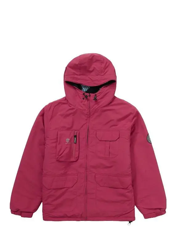 Supreme Timberland Reversible Ripstop Jacket - Burgundy