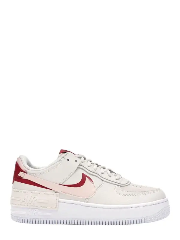Nike Force 1 Low Shadow Sneakers - Phantom/echo Pink/gym Red
