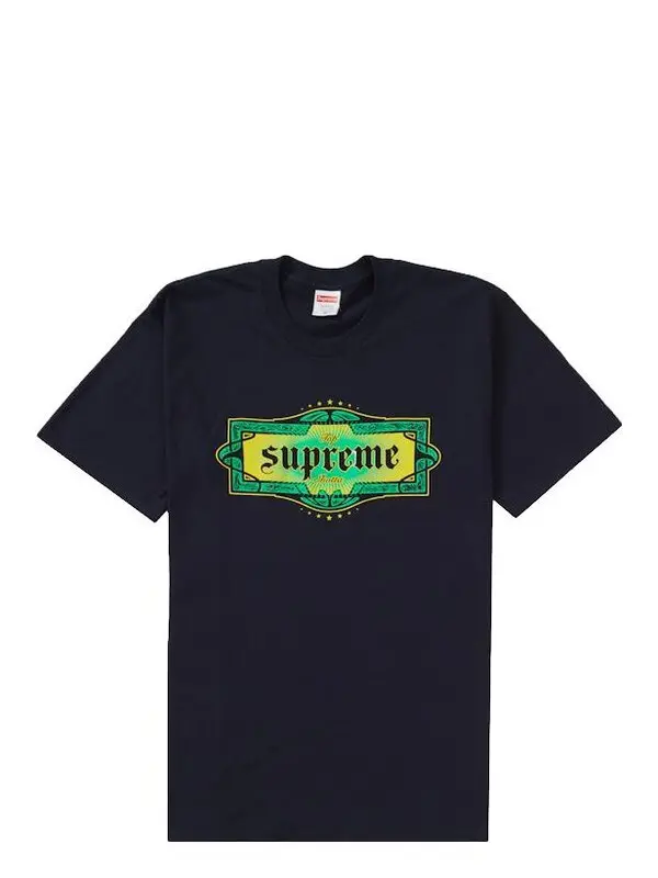 Supreme Top Shotta Tee Shirt - Navy Blue