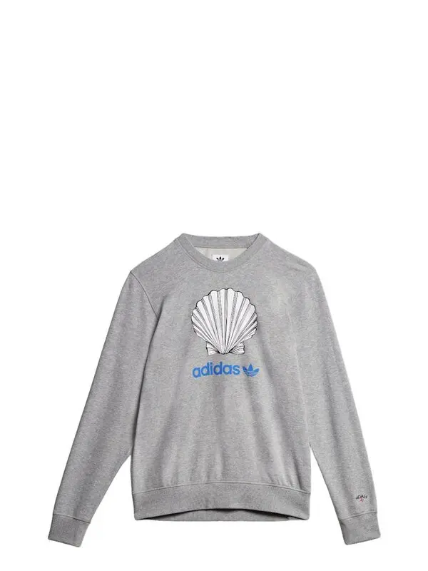 NOAH X Adidas Originals Crewneck Sweatshirt - Medium Grey Heather