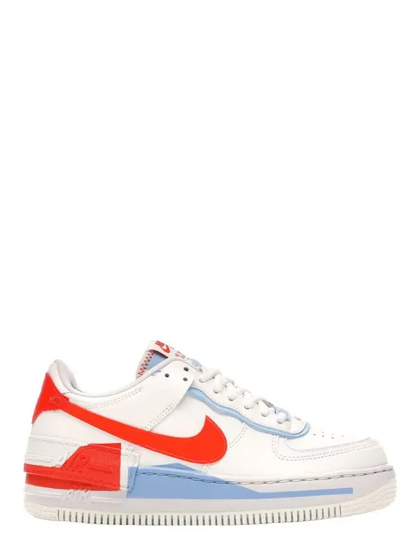 Nike Air Force 1 Low Shadow Sneakers - Summit White/team Orange