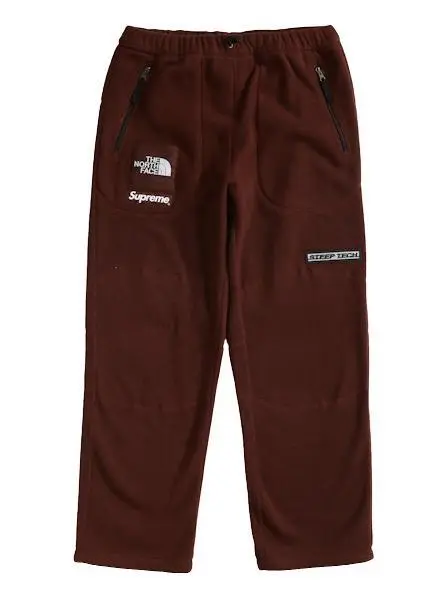 Supreme X The North Face Steep Tech Fleece Pant - Brown