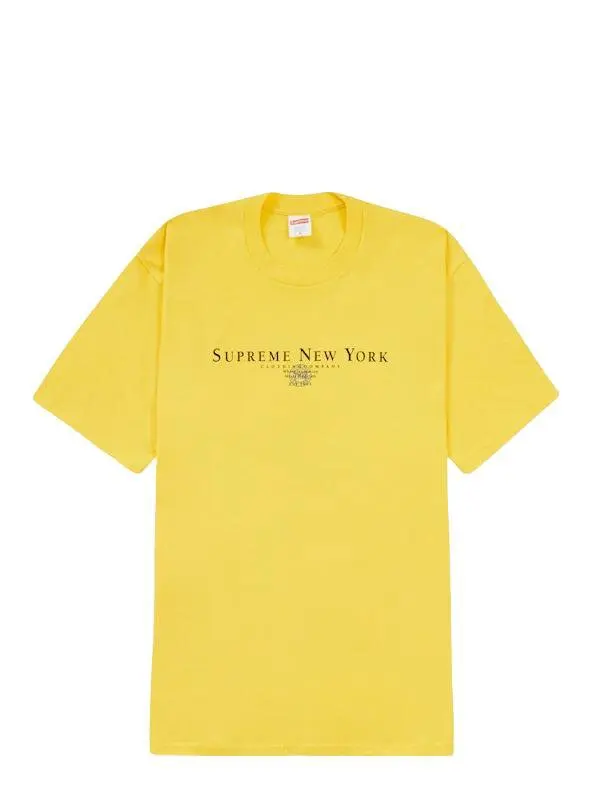 Supreme Tradition Tee Shirt - Yellow
