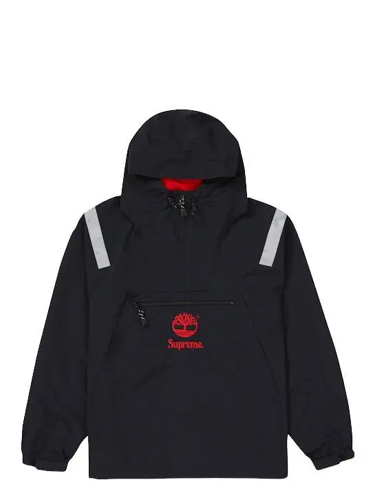 Supreme Timberland Reflective Taping Anorak - Black