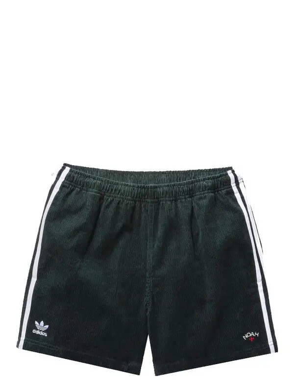 NOAH X Adidas Corduroy Running Short - Dark Pine