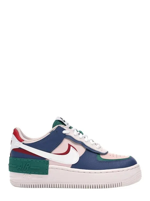 Nike Air Force 1 Low Shadow Sneakers - Mystic Navy Blue/white/echo Pink