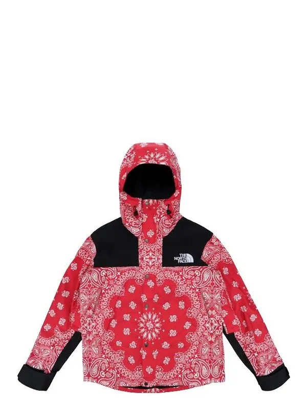 Supreme The North Face Bandana Mountain Jacket - Red