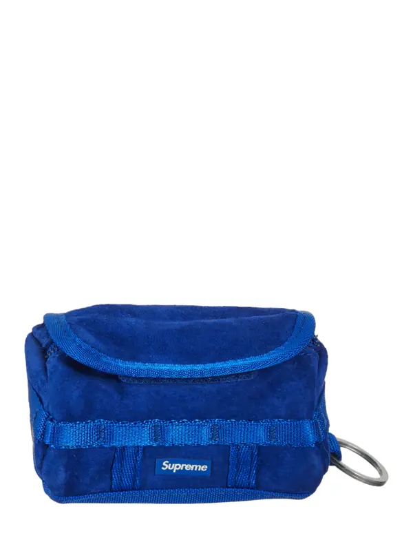 Supreme The North Face Suede Base Camp Duffle Keychain - Blue