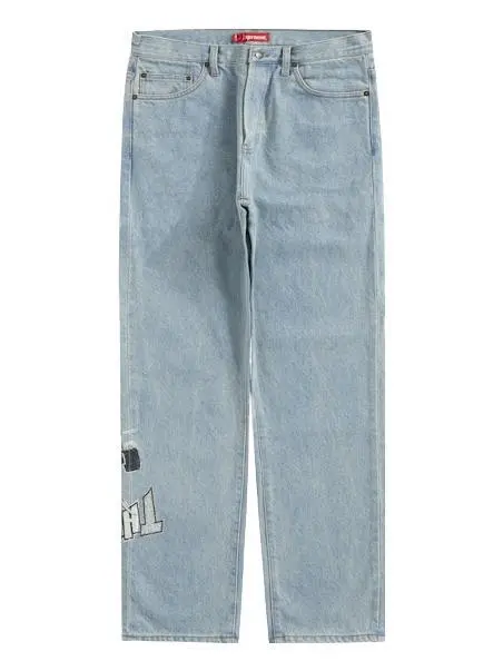 Supreme Thrasher Regular Jean - Washed Blue